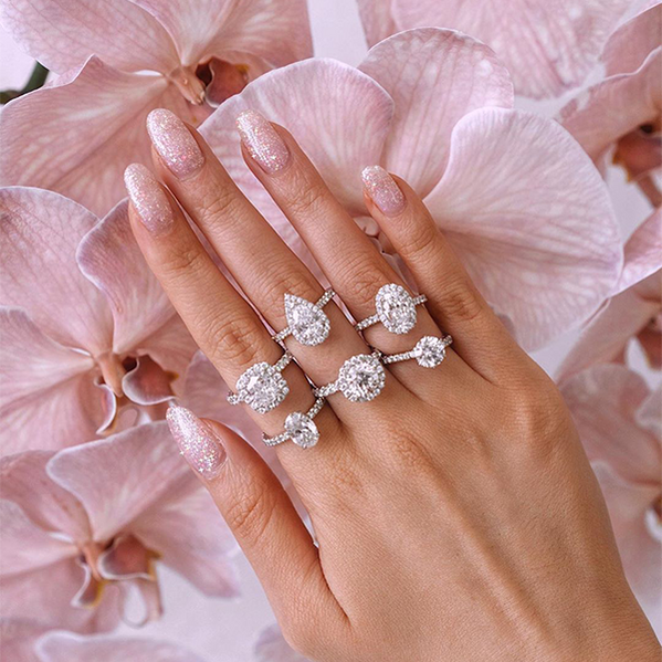 Golden Mirrors Lab Grown Engagement Ring | Armans Fine Jewellery