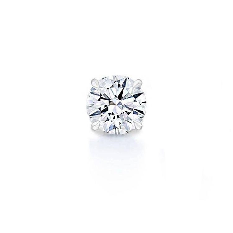 Round Diamond Earrings For Men 22ct Yellow Gold Square & Round Stud