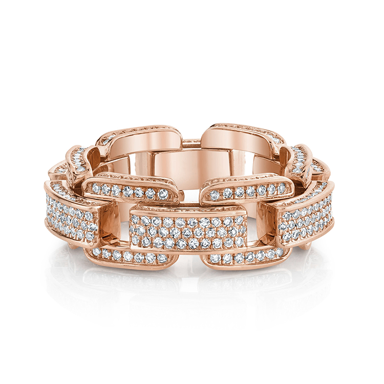 Diamond Chain Link Ring | Armans Fine Jewellery